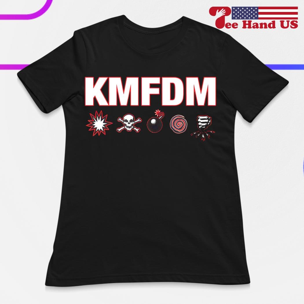 Kmfdm Logo KMFDM OUR TIME WILL COME NEW BLACK T SHIRT Best Rock