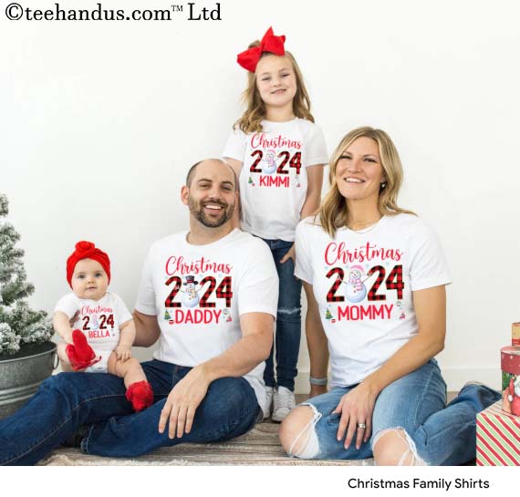Happy Christmas family T shirt made in USA Tee Hand US Store Online Men Women Kid T shirt Sweater and Hoodie Store in USA