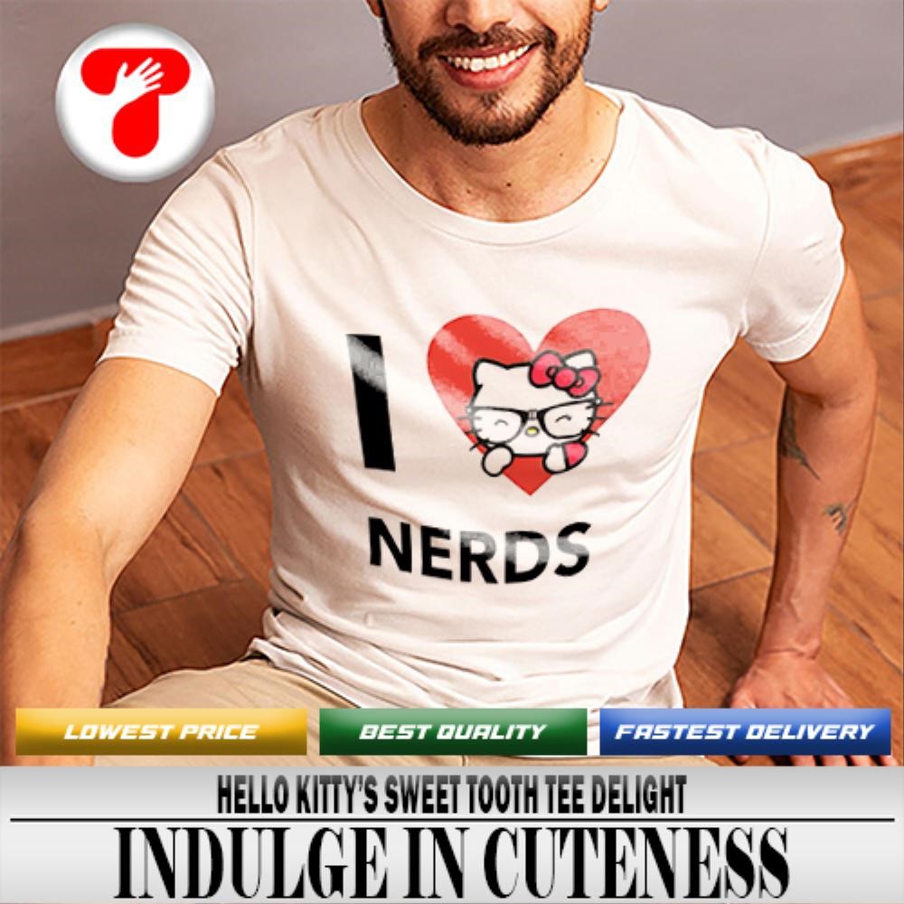 Hello Kitty I Love Nerds Logo Image Via We Heart It