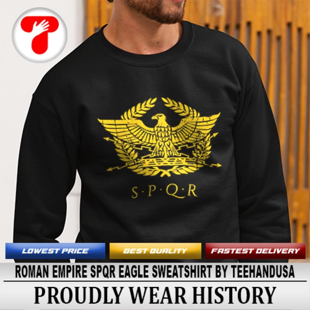 Spqr Eagle Gold Roman Imperial Eagle SPQR Flag 3x5 Ft UV Resistant