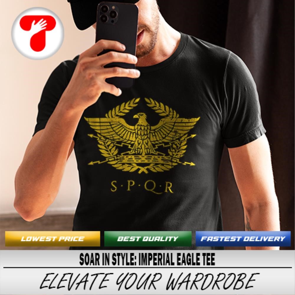 Spqr Shirt Ancient Rome Mythology Sol Invictus God SPQR Roman Eagle